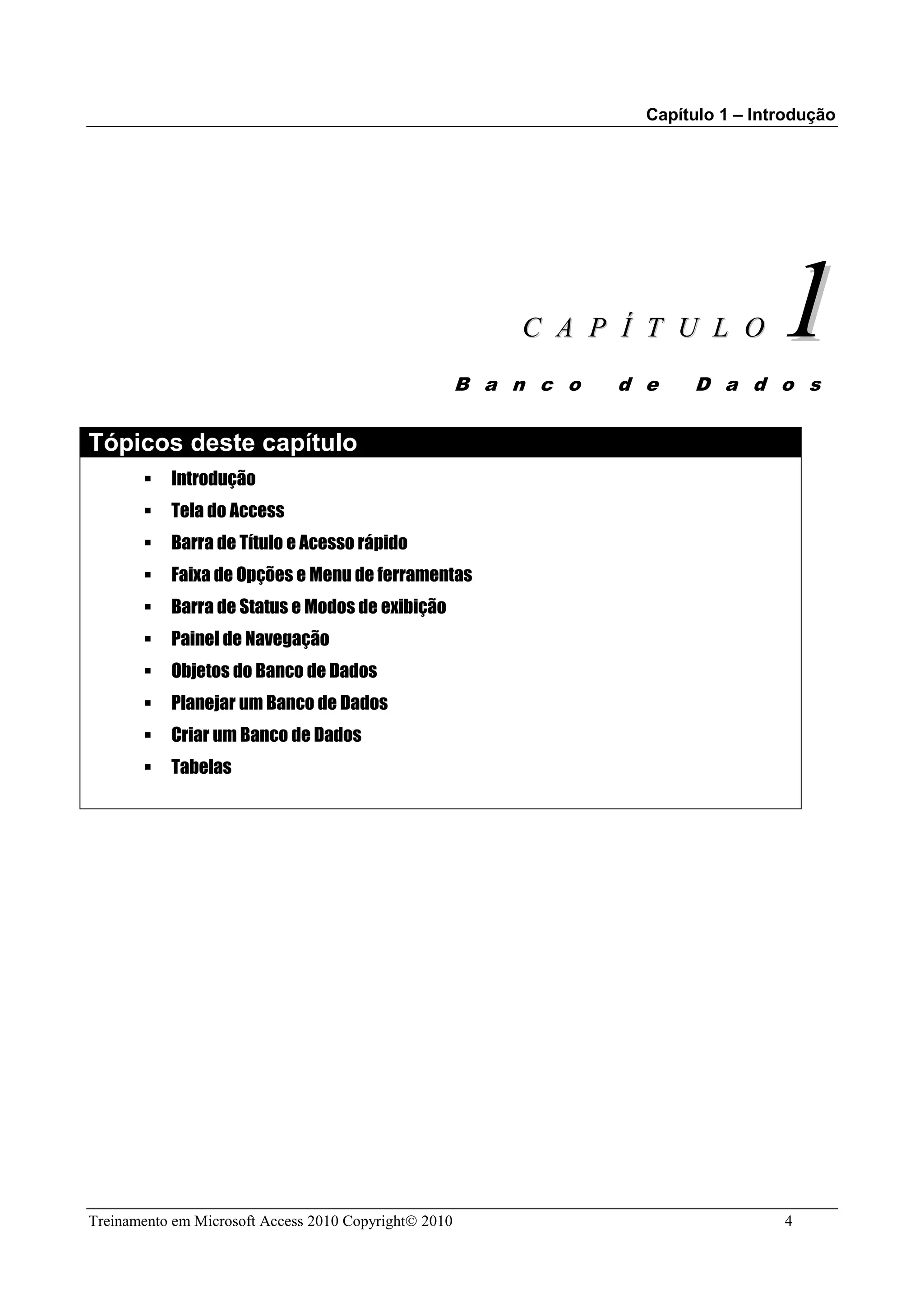 Apostila O Fundamento Access Pdf - RETOEDU