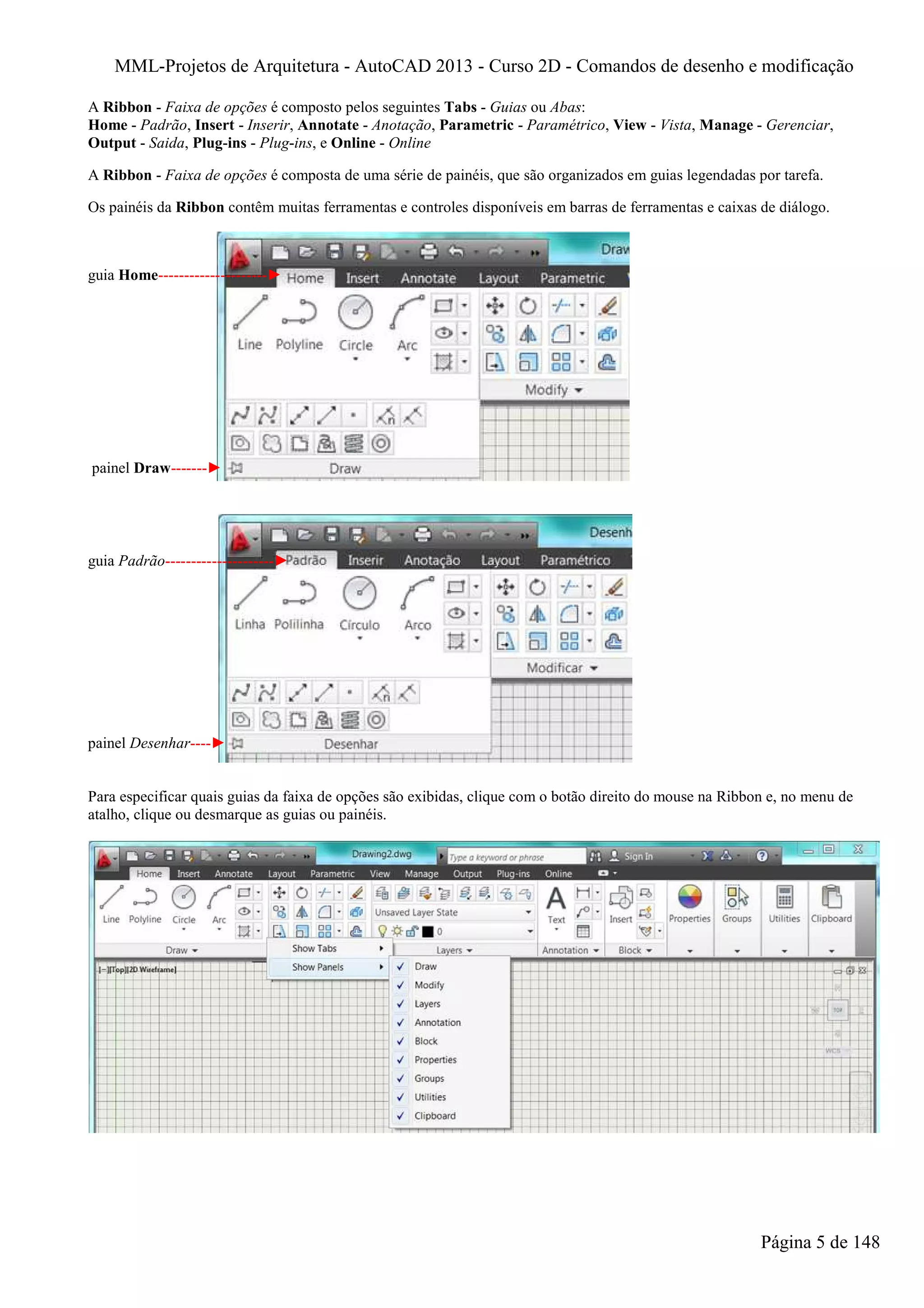 Apostila auto cad_2013_2d_comandos_de_desenho_e_modificacao | PDF