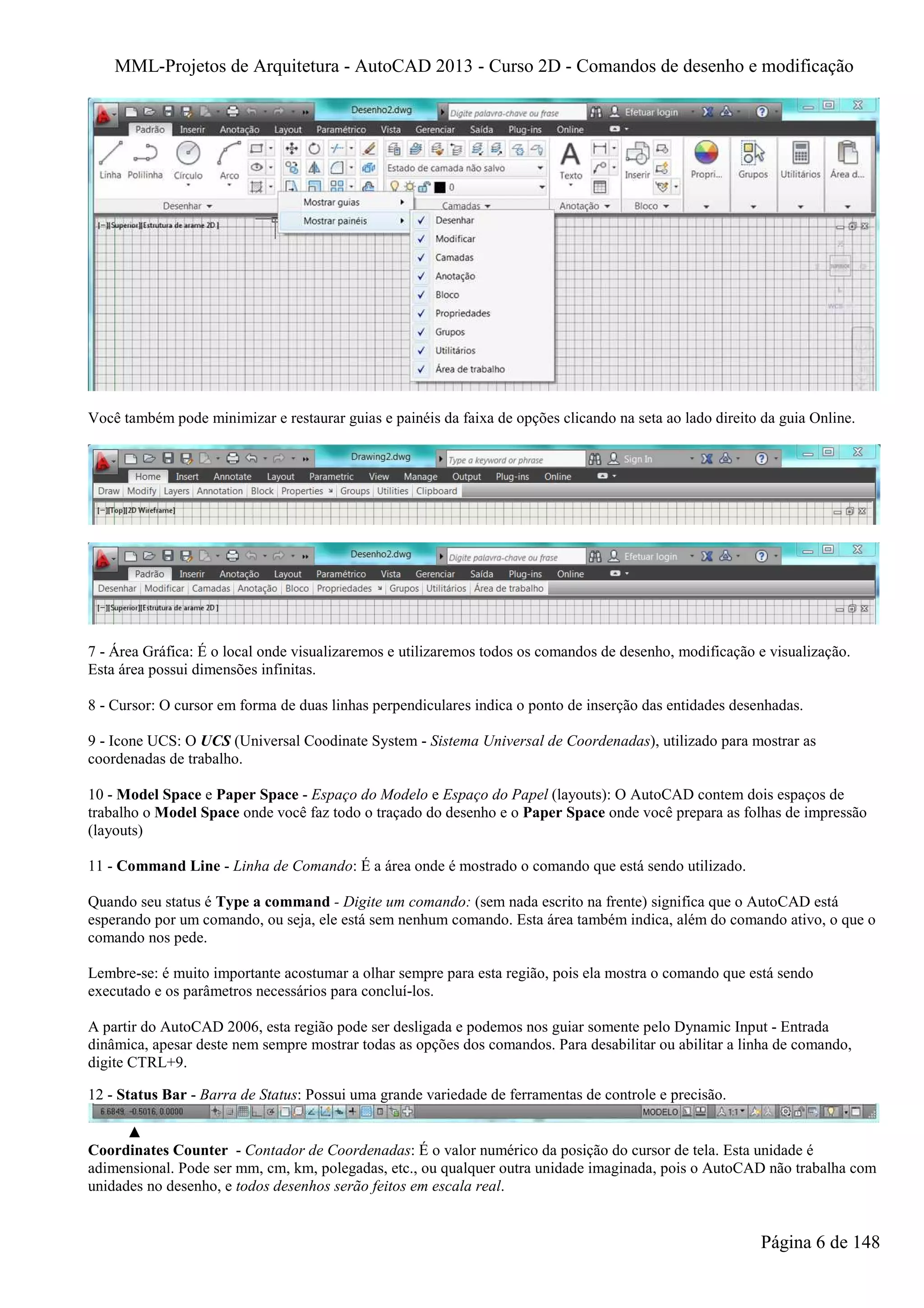 Apostila auto cad_2013_2d_comandos_de_desenho_e_modificacao | PDF