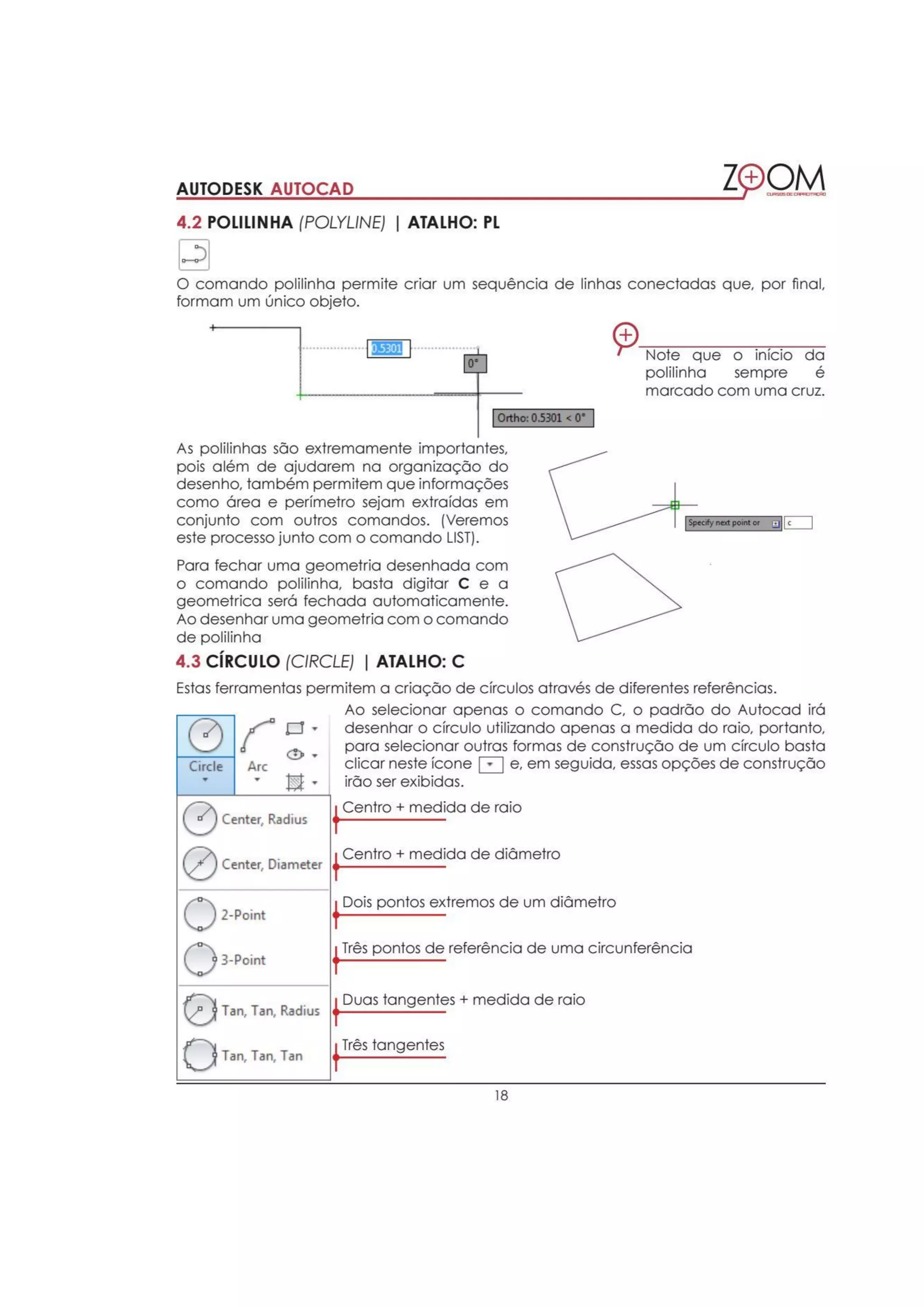 Apostila auto cad 2018 completa | PDF