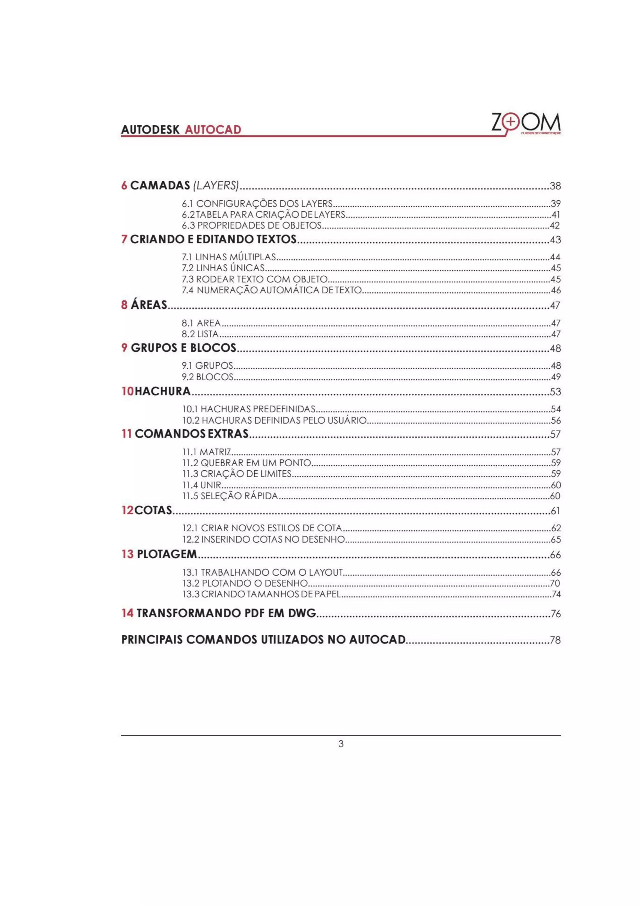 Apostila auto cad 2018 completa | PDF