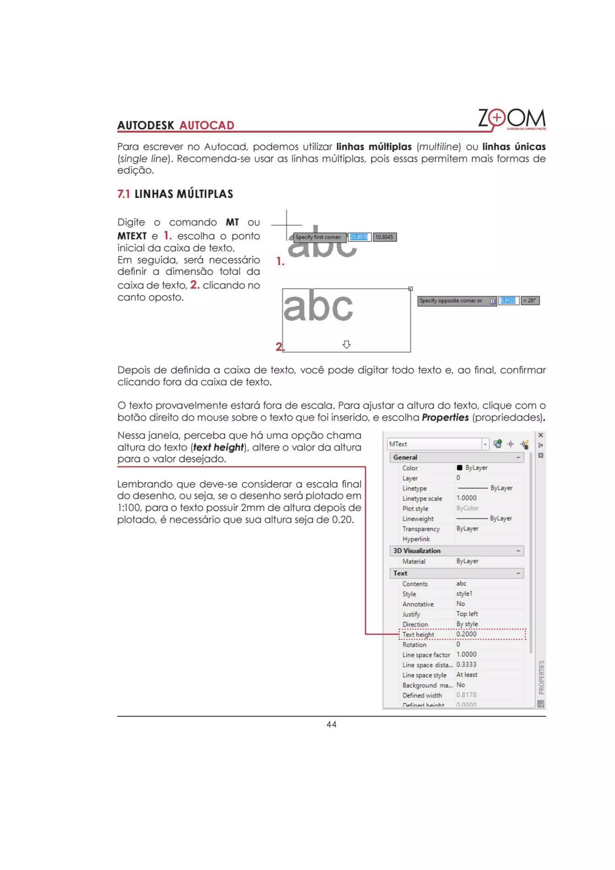 Apostila auto cad 2018 completa | PDF