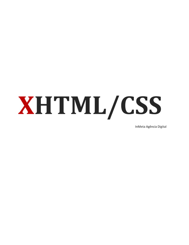 Apostila curso xhtml css