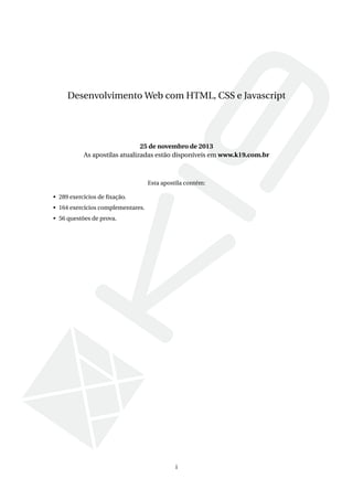 Apostila CSS e Java Script | PDF