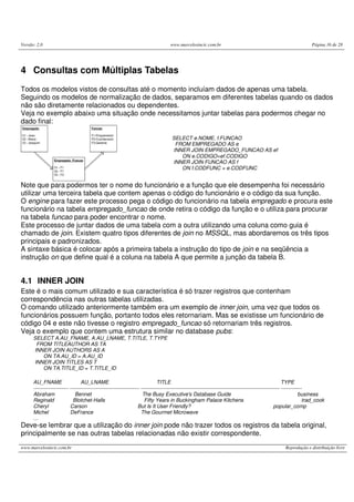 Apostila de sql basico | PDF