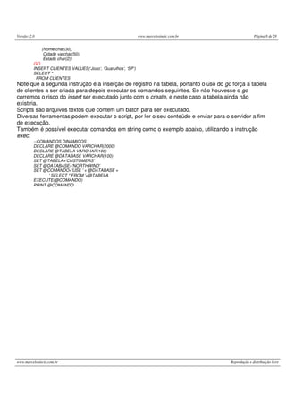 Apostila de sql basico | PDF