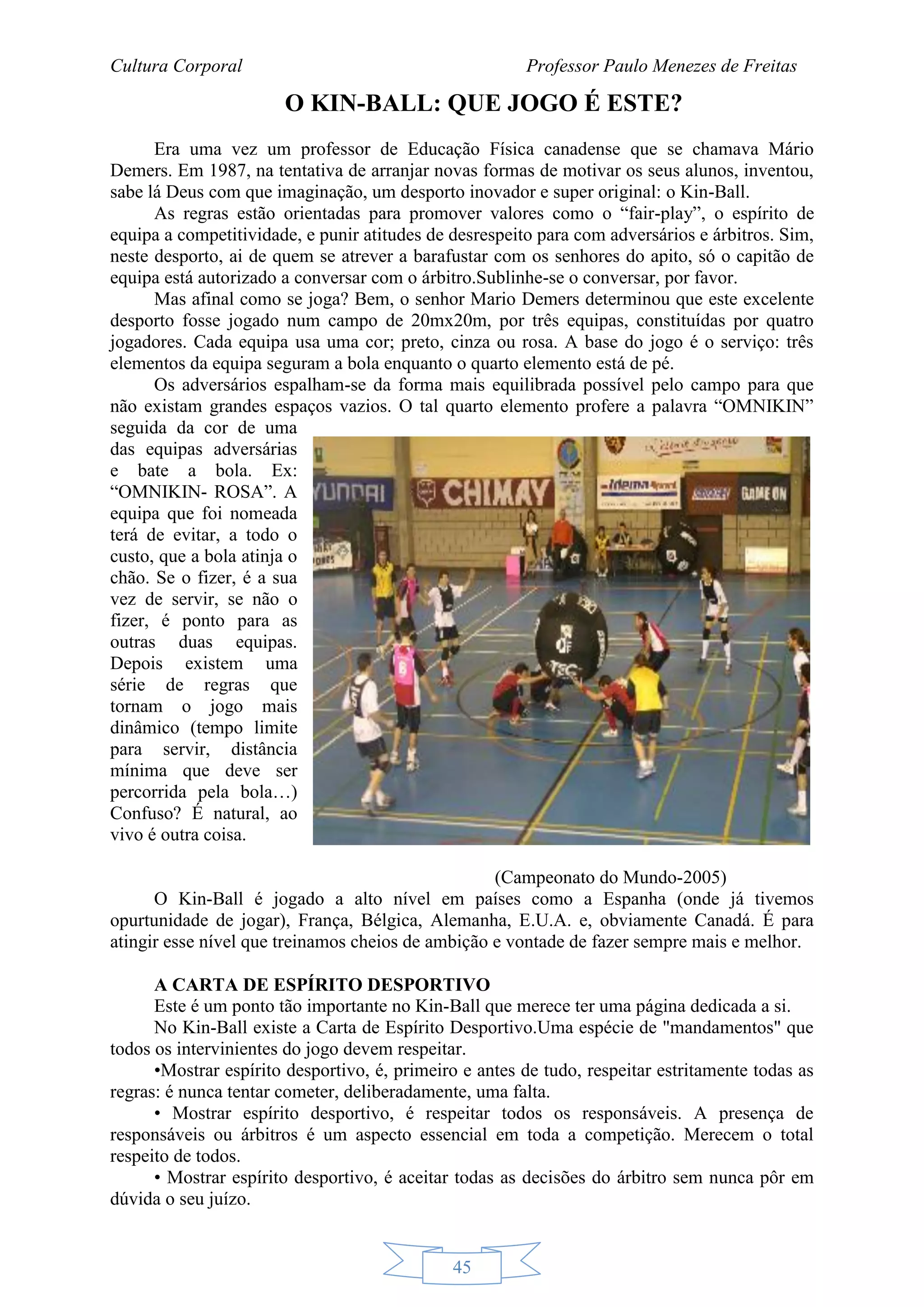 Apostila educação física escolar | PDF