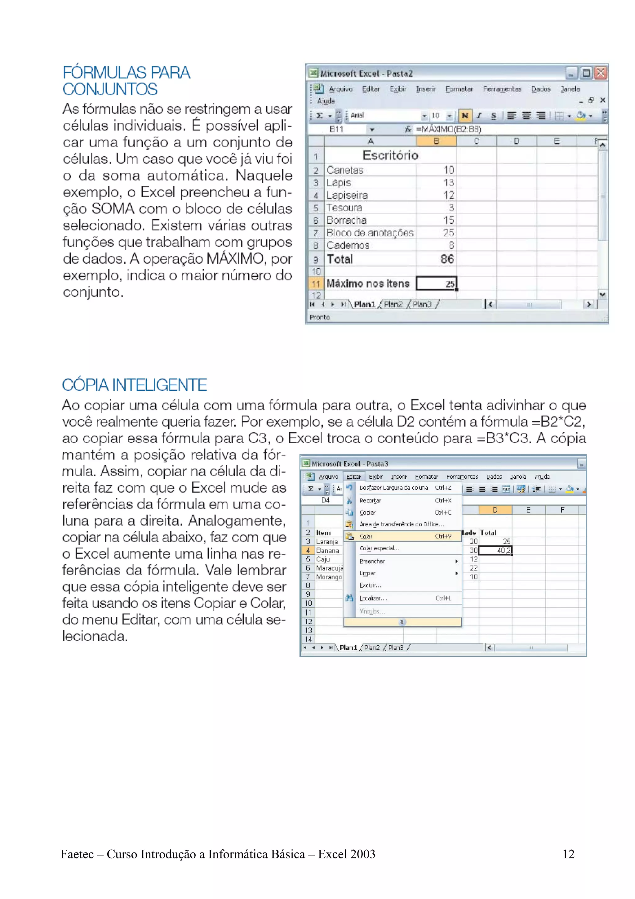 Apostila Excel Pdf Download Grátis - RETOEDU