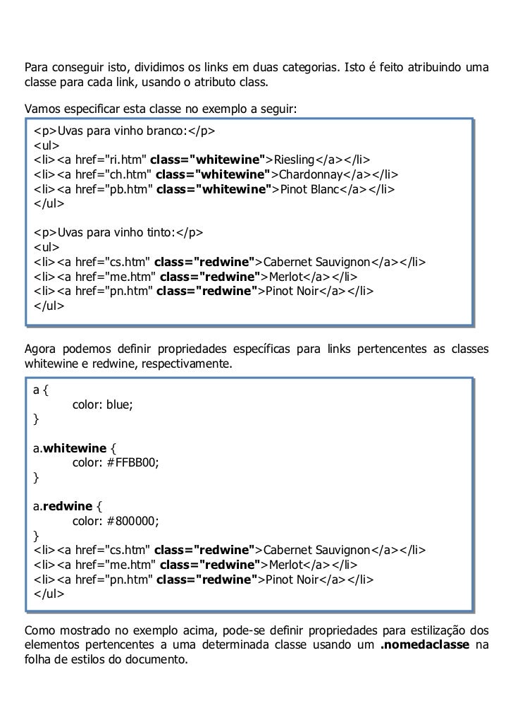 Apostila Htmlxhtml E Css