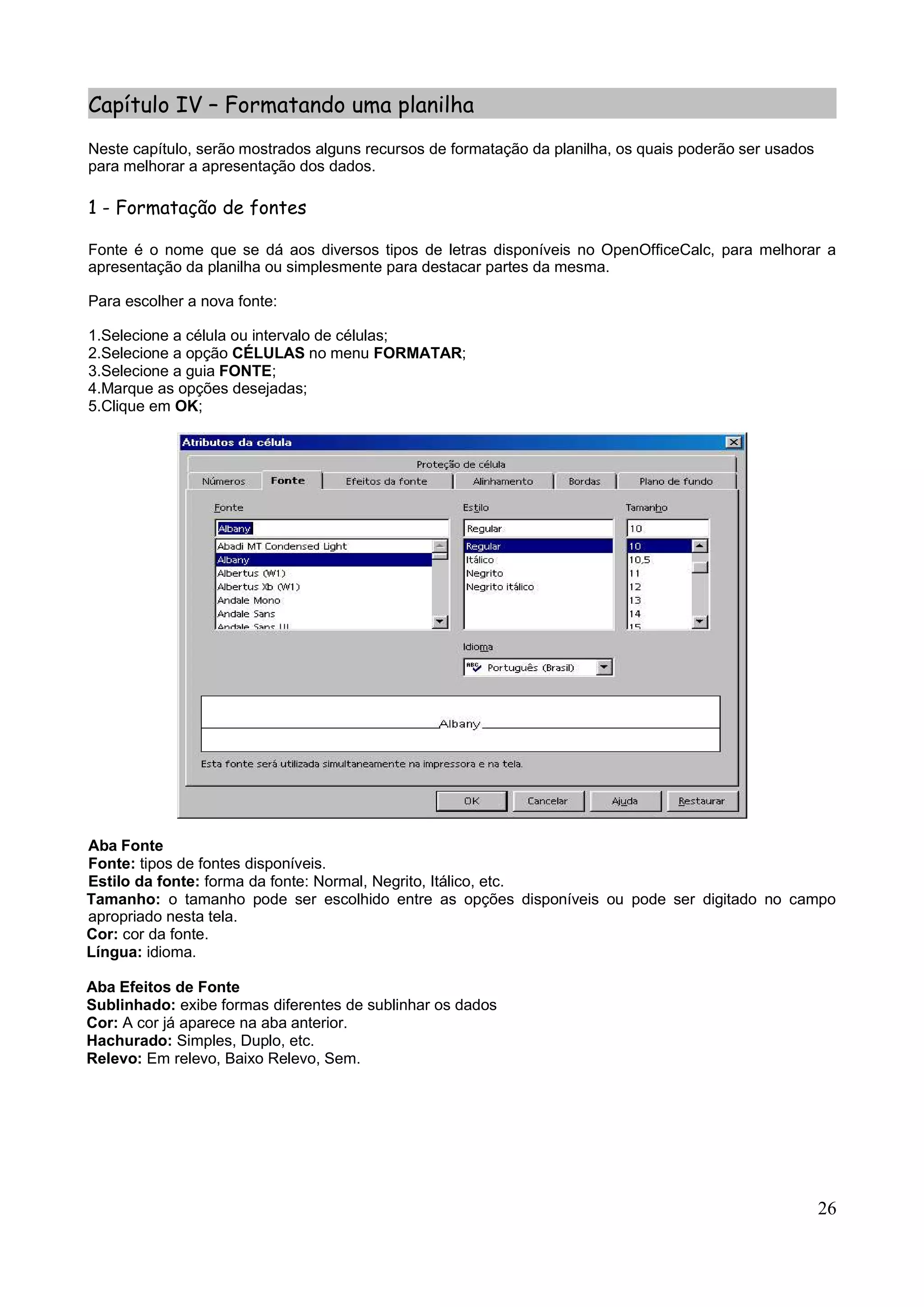Apostila open office calc | PDF