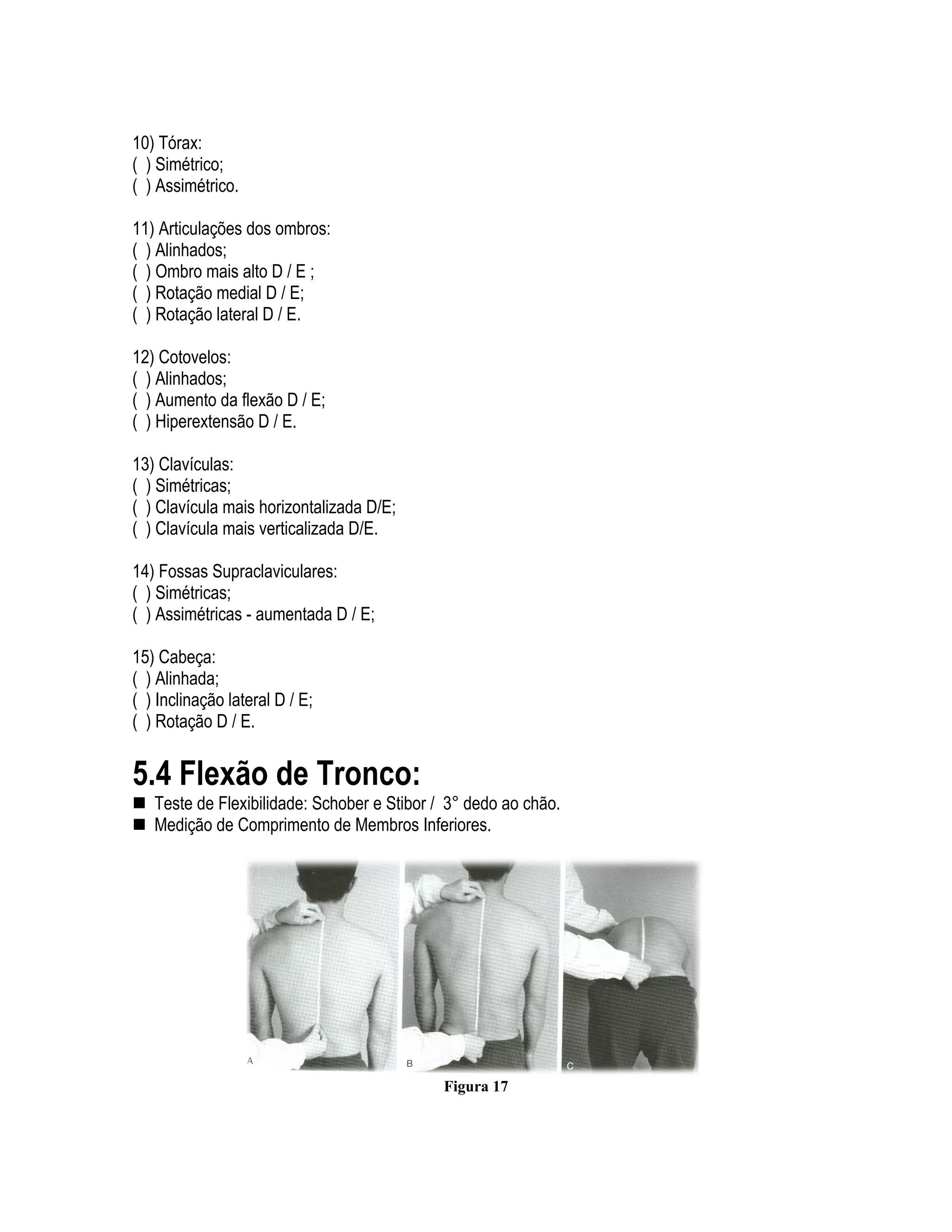 Avaliação Postural - Apostila | PDF