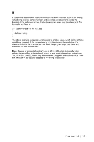 [Apostila] programação arduíno brian w. evans | PDF