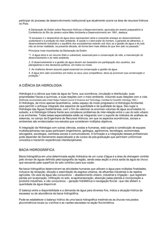 Apostila recursos hidridicos | PDF