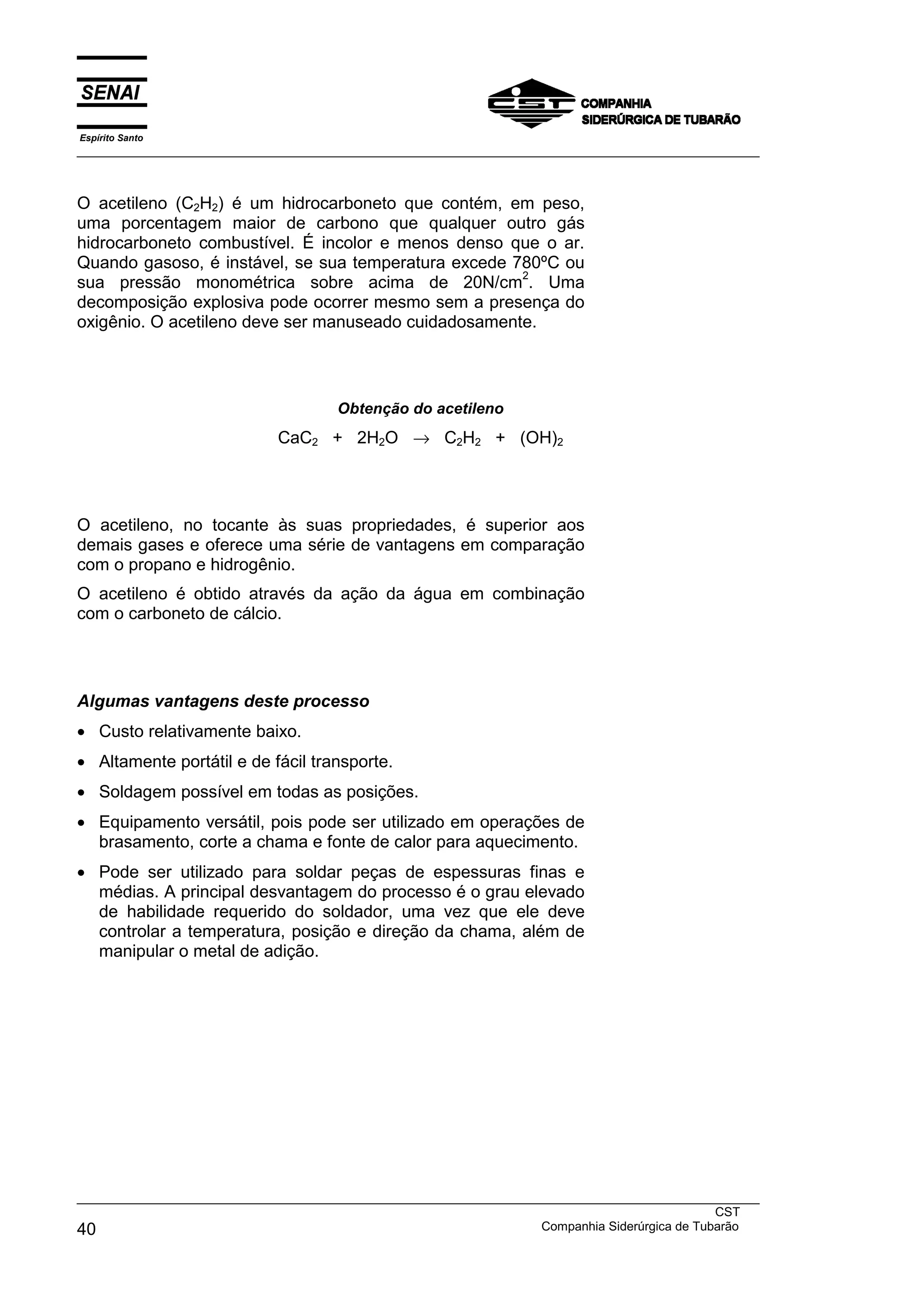 Apostilas senai - processo soldagem | PDF