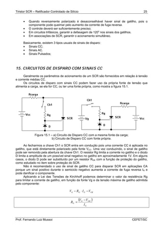 Apostila tiristor scr | PDF