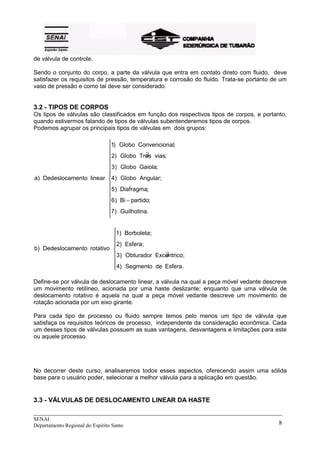 Apostila valvulas | PDF