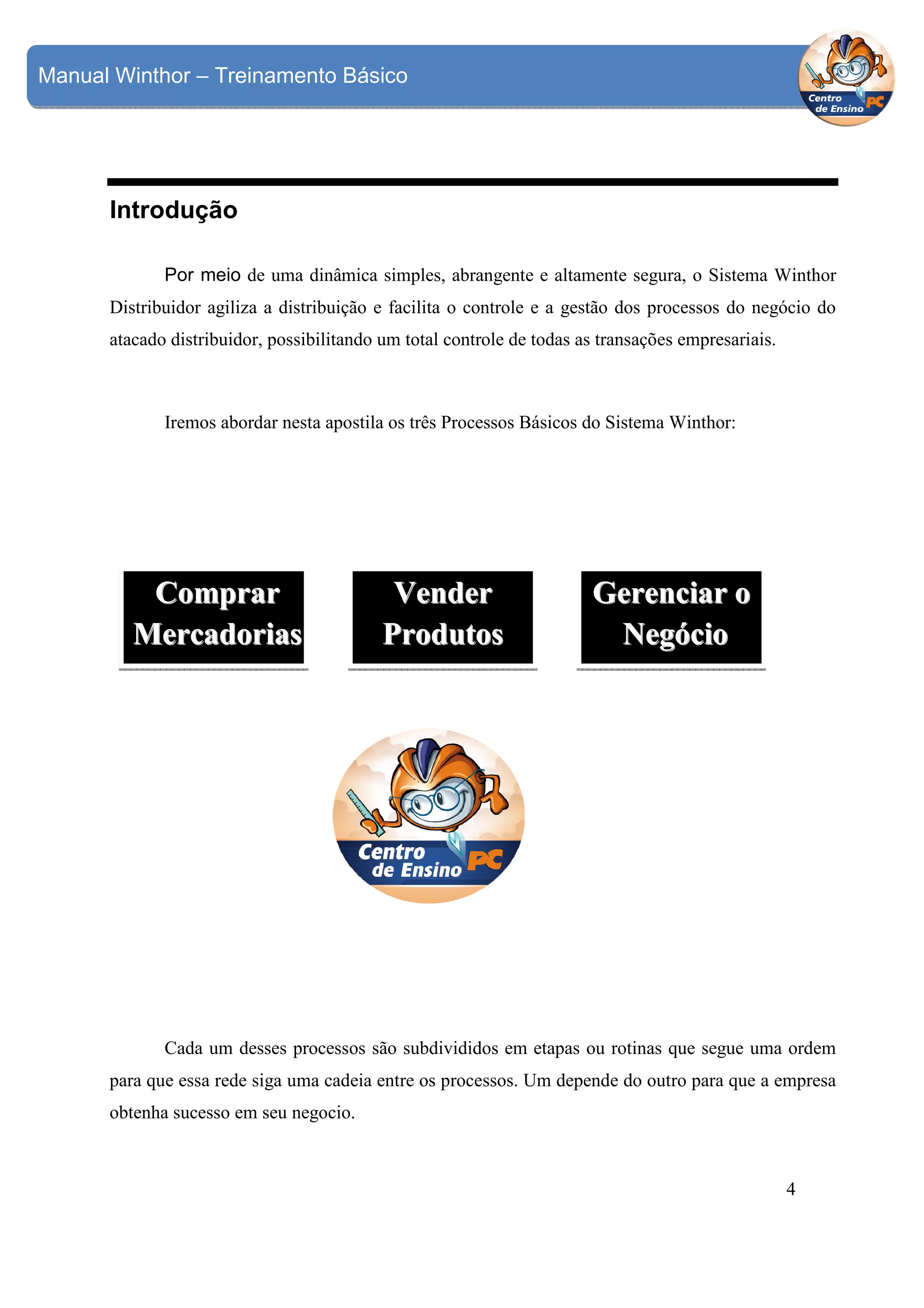 Apostila winthor básico | PDF