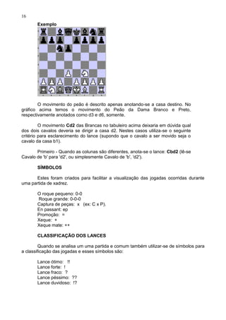 Xadrez ♟️ Apostila Xadrez Básico - Livro | PDF
