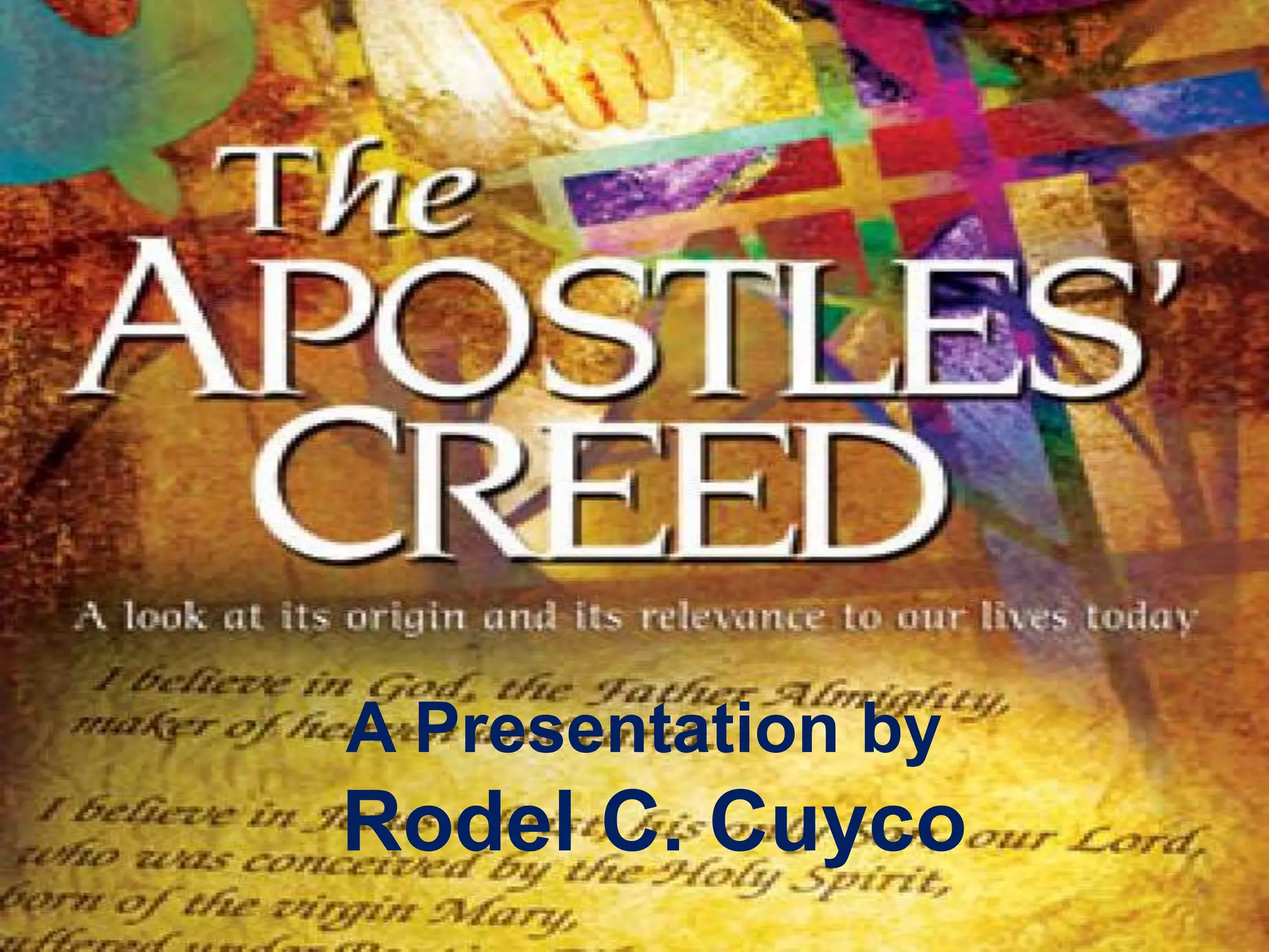 The Apostles Creed | PPTX