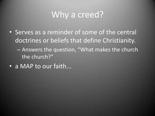 Apostles' Creed -Session One | PPT