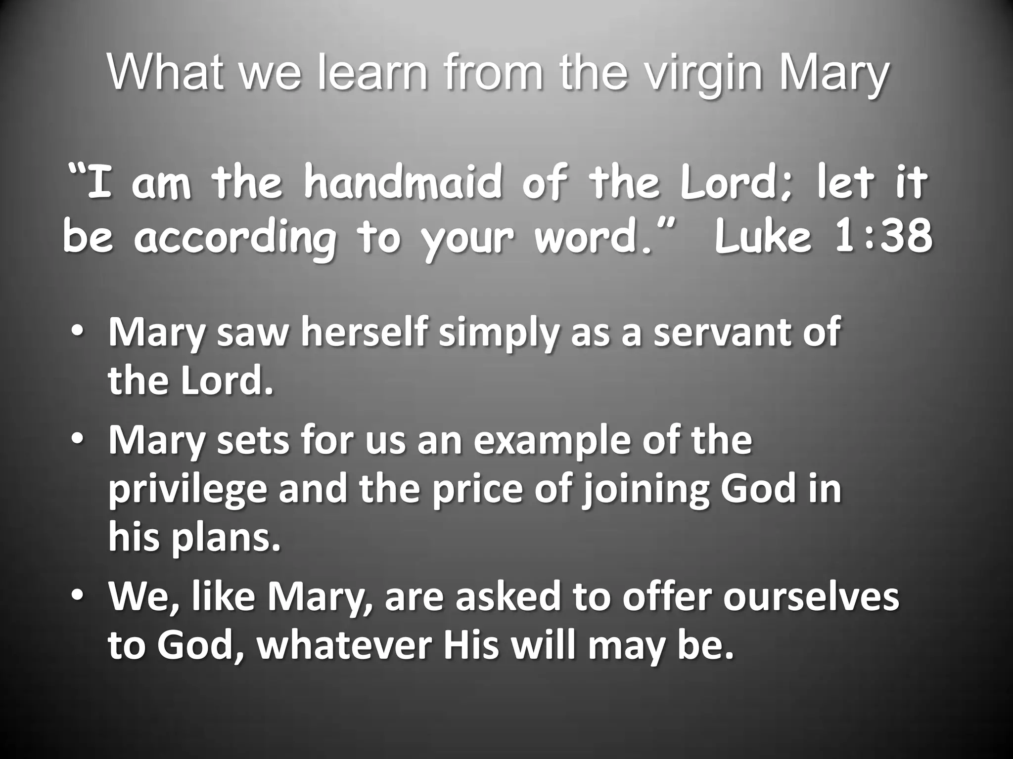 Apostles' Creed Session Seven -Conceived by the Holy Spirit, Born of ...