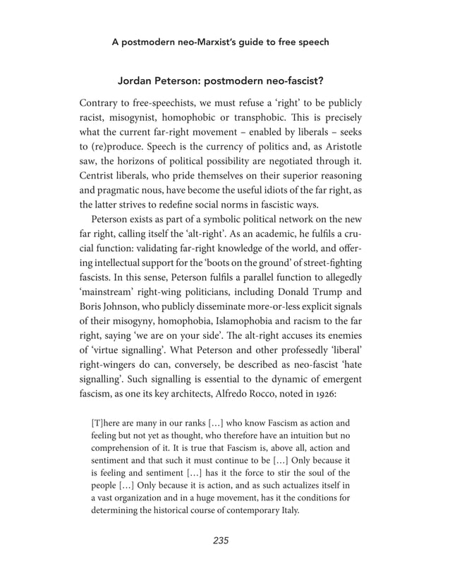 A postmodern neo marxist’s guide to free speech | PDF