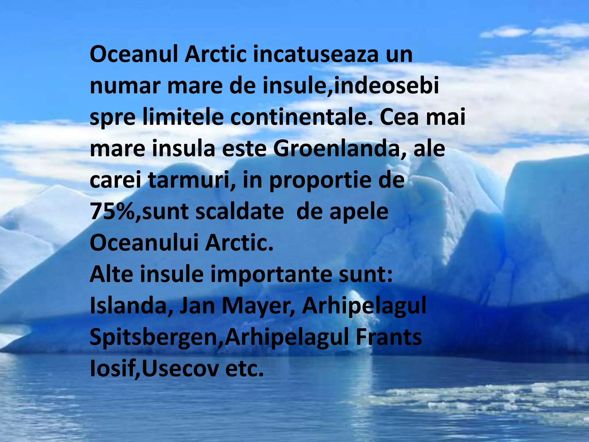 Apostol Alexandra Oceanul Arctic | PPTX