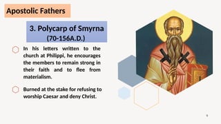 Apostolic Fathers and Church Fathers1234 | PPT