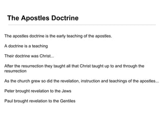 Apostolic Training Session Two | PPT