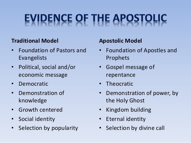 Apostolic Ministry