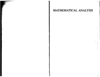 Apostol mathematical-analysis | PDF