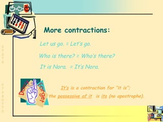 grammar, apostrophe | PPS