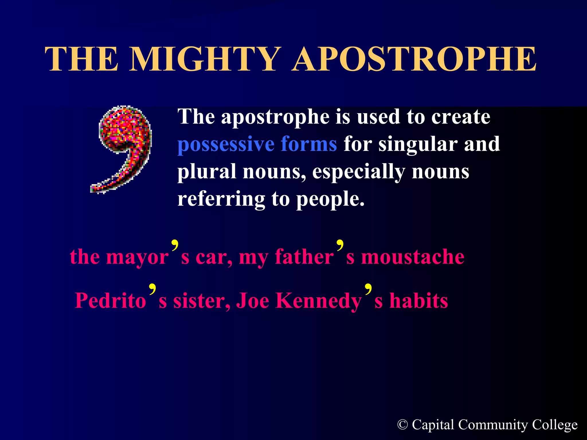 Apostrophe | PPS