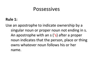 Apostrophes | PPT
