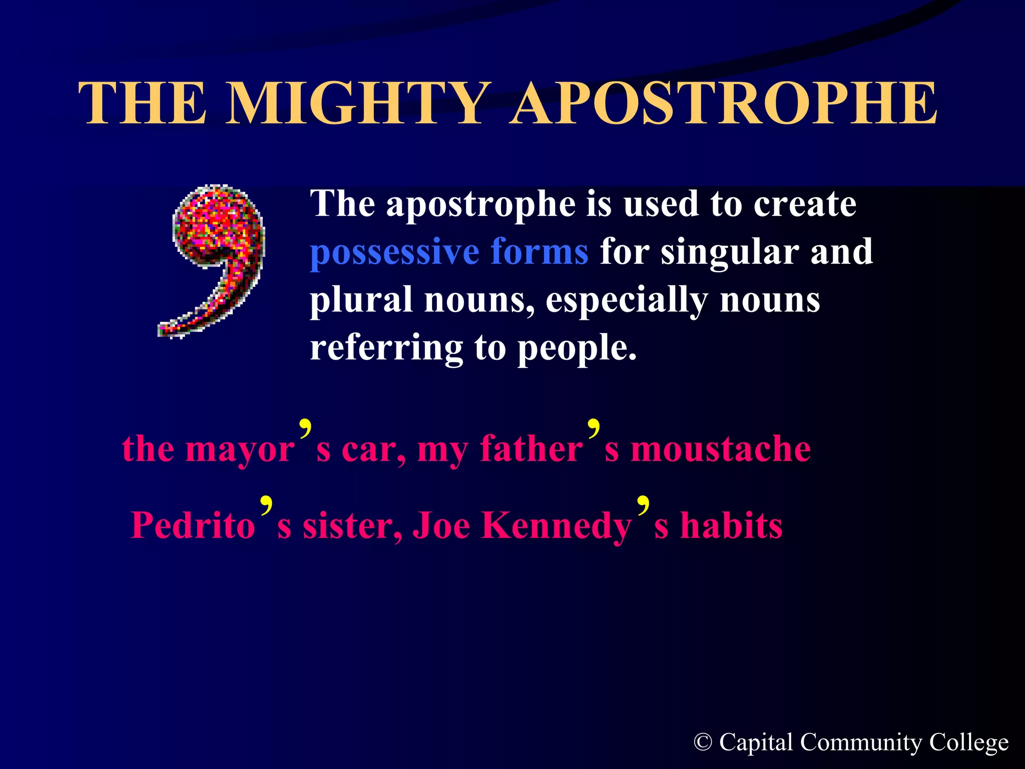 Apostrophe presentation | PPT