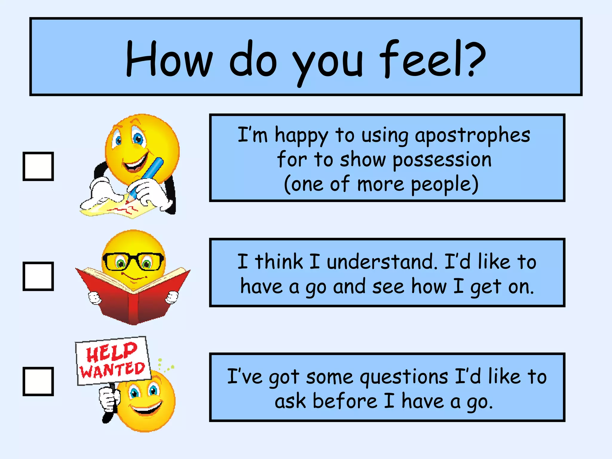 Apostrophe- omission and possession | PPT
