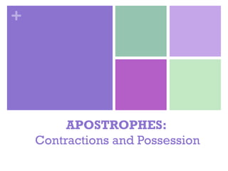 Apostrophes | PPT