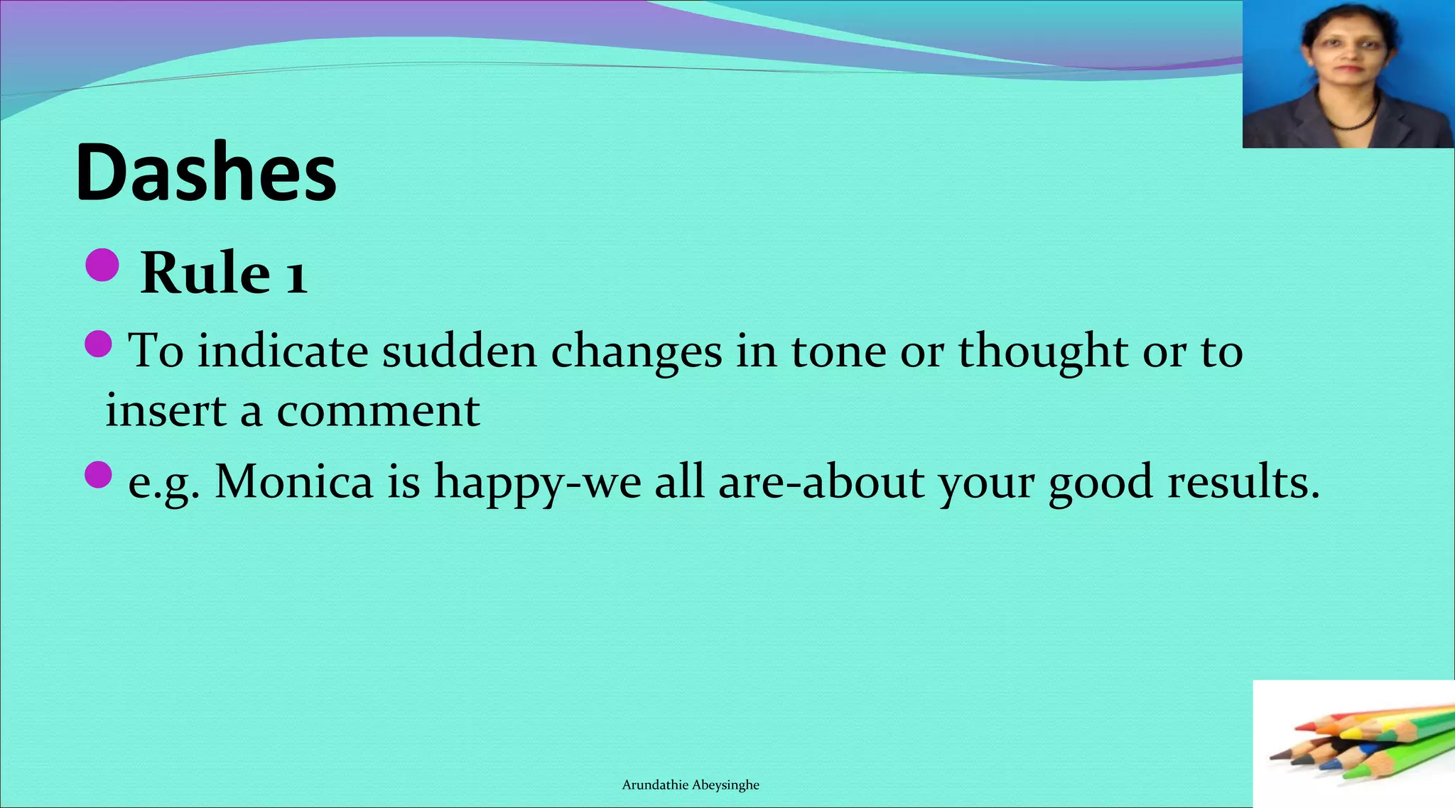 Apostrophes and Dashes | PPT