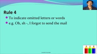 Apostrophes and Dashes | PPT