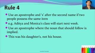 Apostrophes and Dashes | PPT