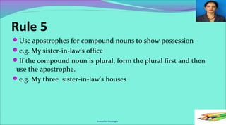 Apostrophes and Dashes | PPT