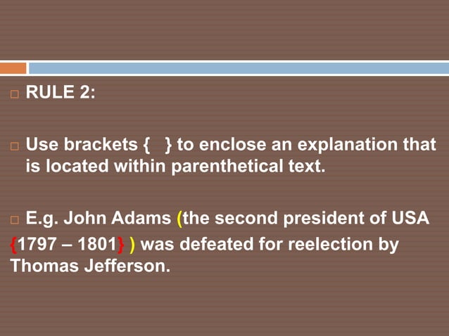 Apostrophes, brackets, and parentheses | PPTX