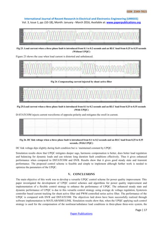 A Power Control Scheme for UPQC for Power Quality Improvement | PDF