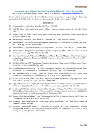 A Power Control Scheme for UPQC for Power Quality Improvement | PDF