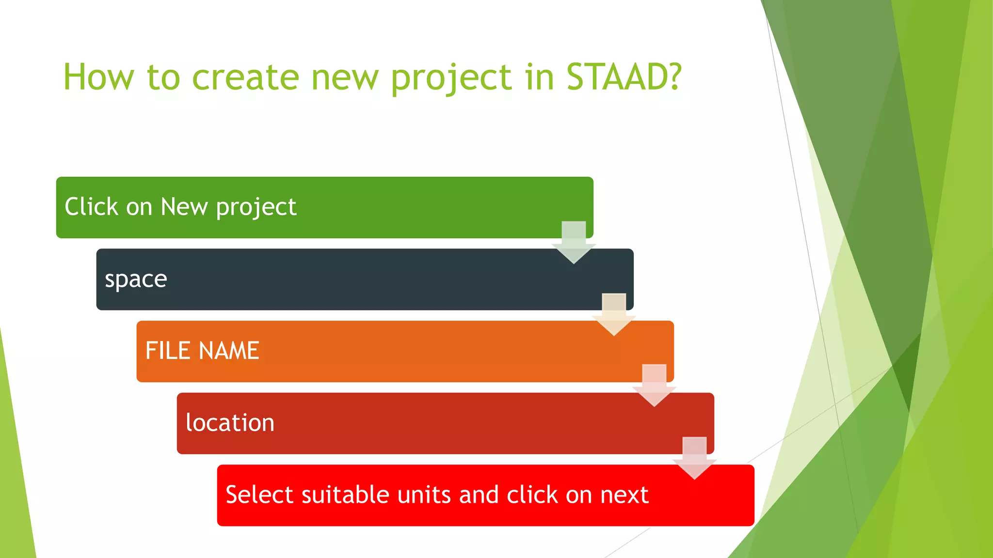 A powerpoint presentation on staad | PPTX