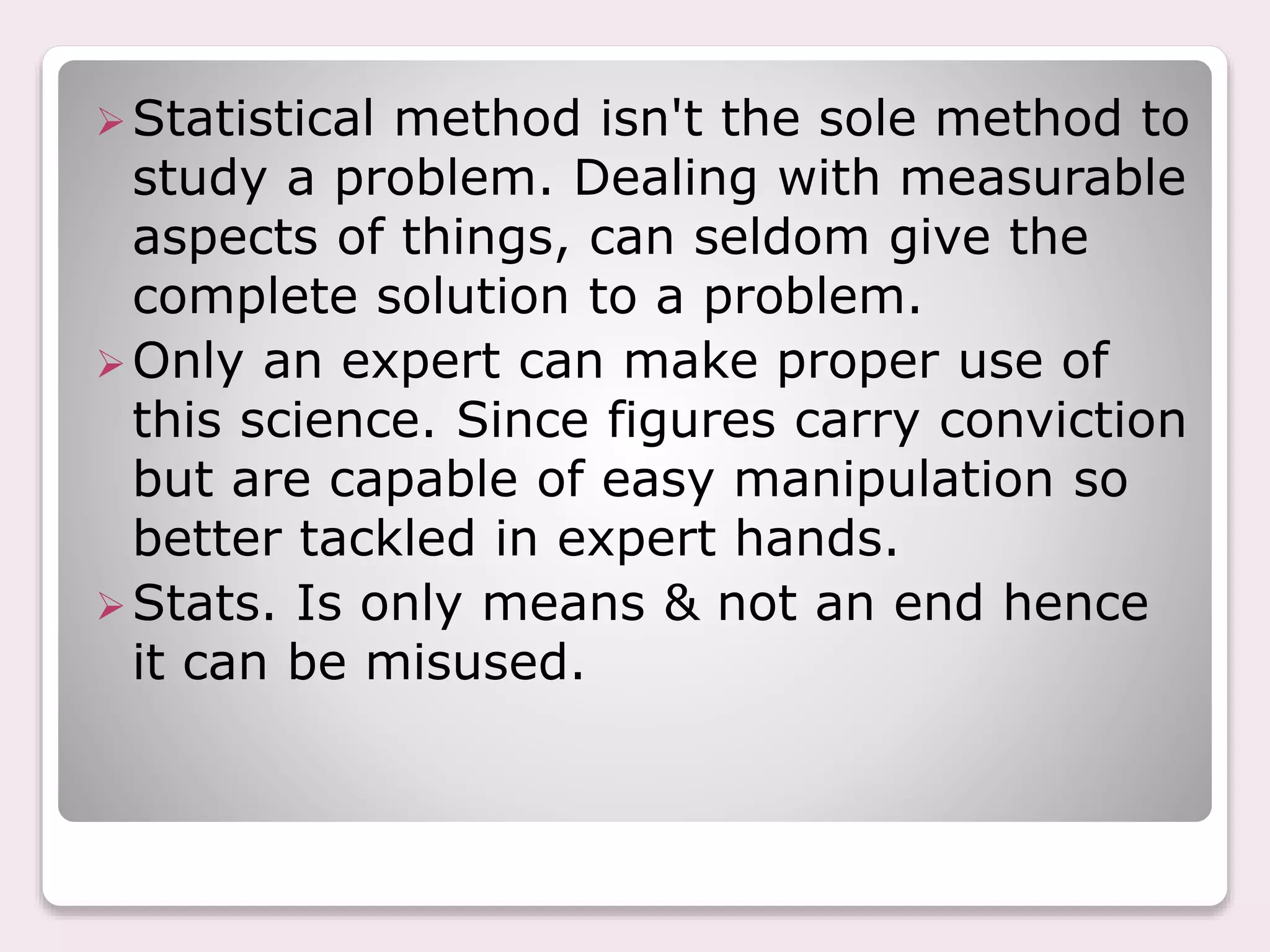 A power point presentation on statistics | PPTX