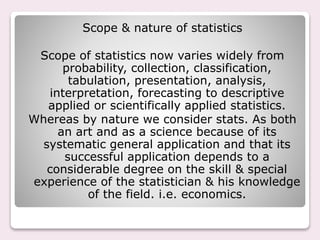 A power point presentation on statistics | PPTX