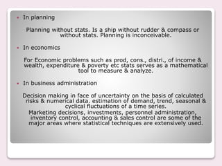 A power point presentation on statistics | PPTX