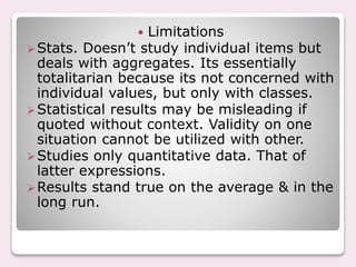 A power point presentation on statistics | PPTX