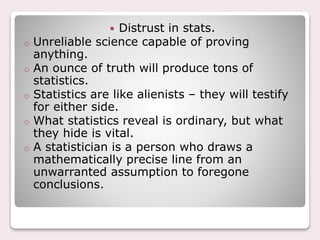 A power point presentation on statistics | PPTX